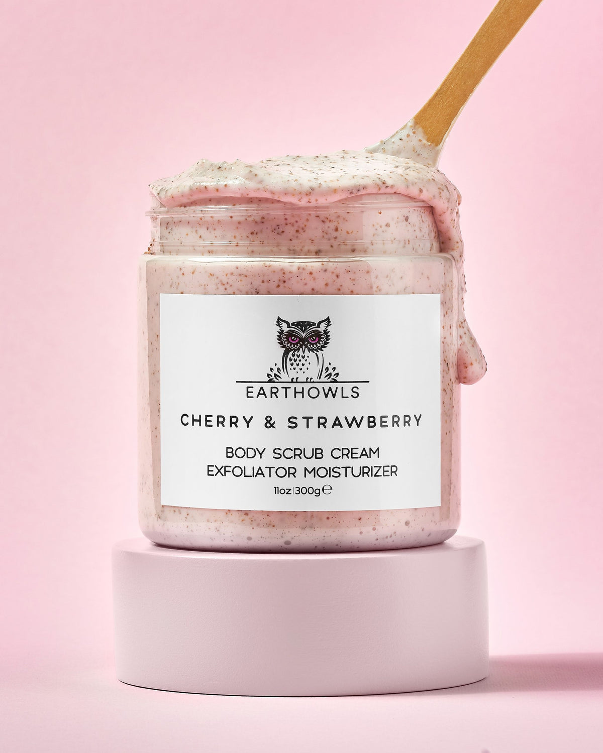 Cherry & Strawberry Body Scrub Cream | Mycloset Egypt